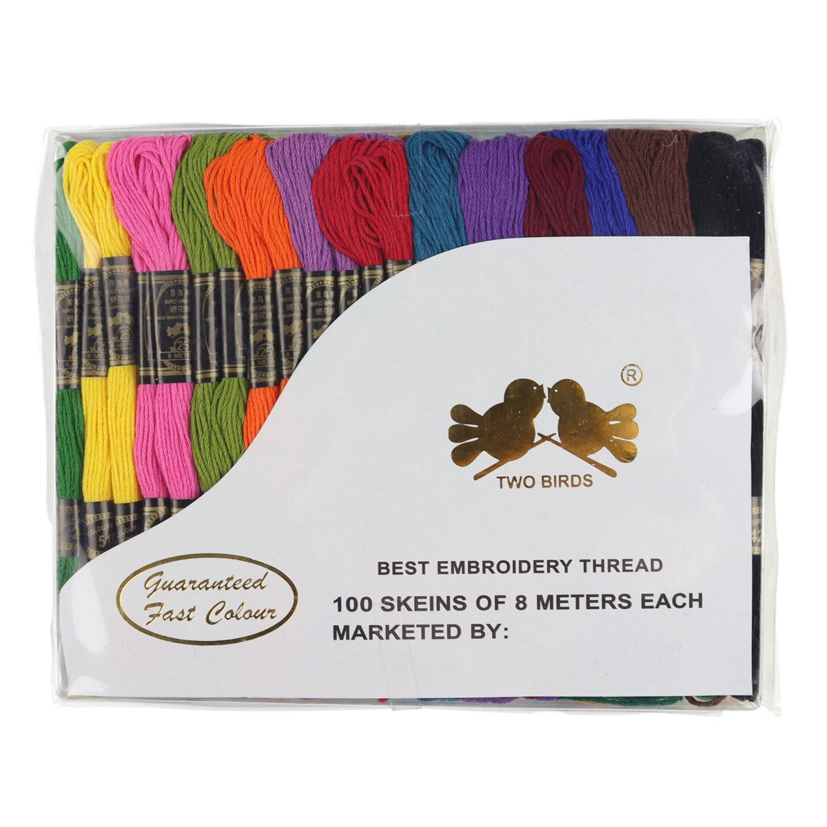 Six Penny Memories Embroidery Thread packs - 100 Clourfast Skiens ...