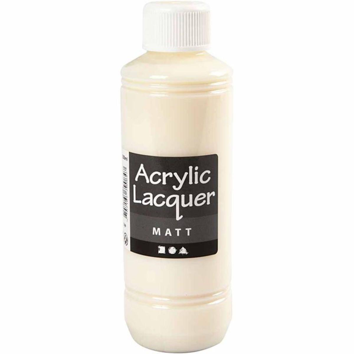 Acrylic Varnish, matt, 250 ml/ 1 bottle | HobbyMaker