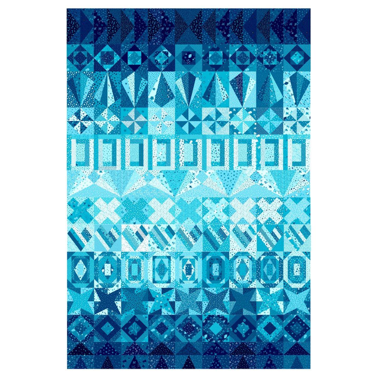 Jenny Jackson's Blue FPP March Strip of the Month Kit: Pattern, Fabric ...