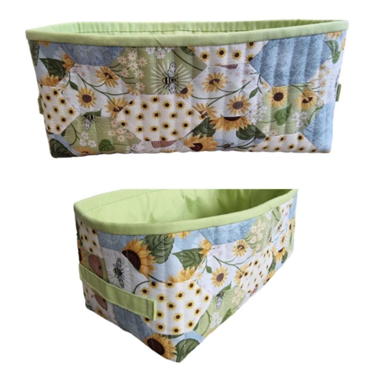 Jenny Jackson's EPP Honeycomb Rectangle Storage box Pattern & Paper ...