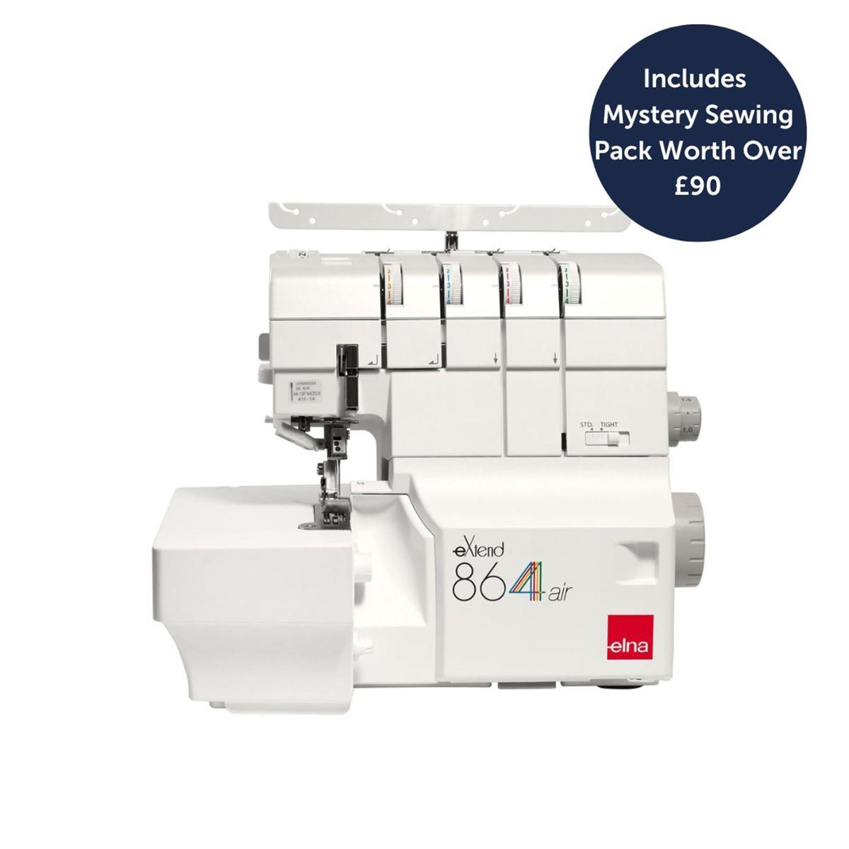 Elna eXtend 864 Air Threading Overlocker Plus FREE 5 Year Warranty ...