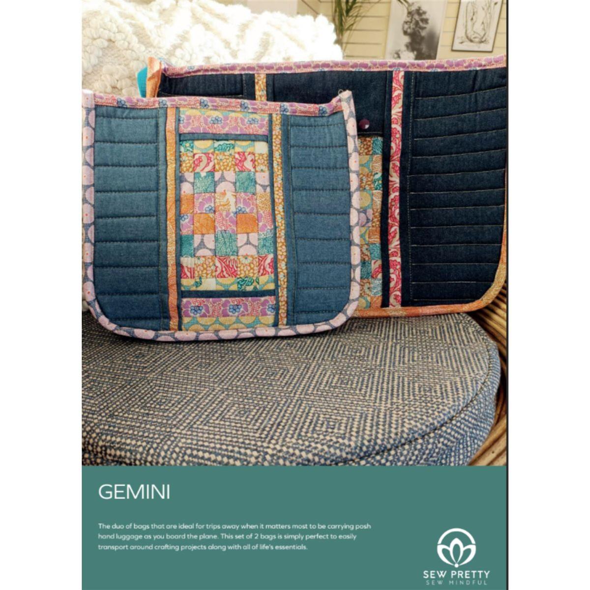 Sew Pretty Sew Mindful Gemini Bag Instructions | SewingStreet