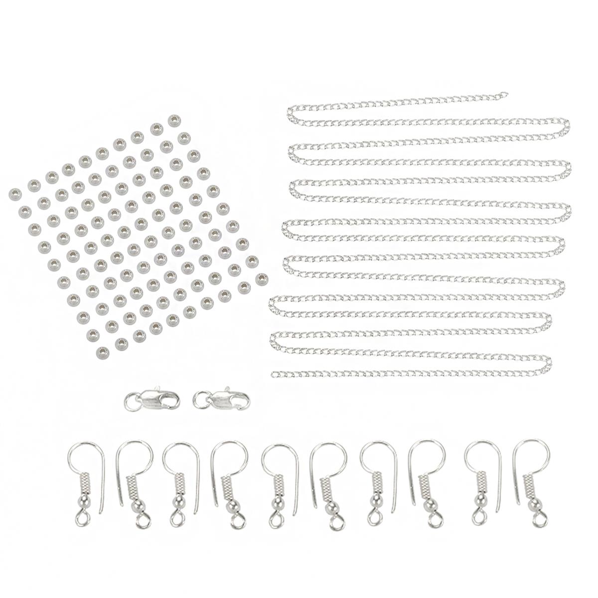 Silver Plated Base Metal Findings Pack of 4 Designs | JewelleryMaker