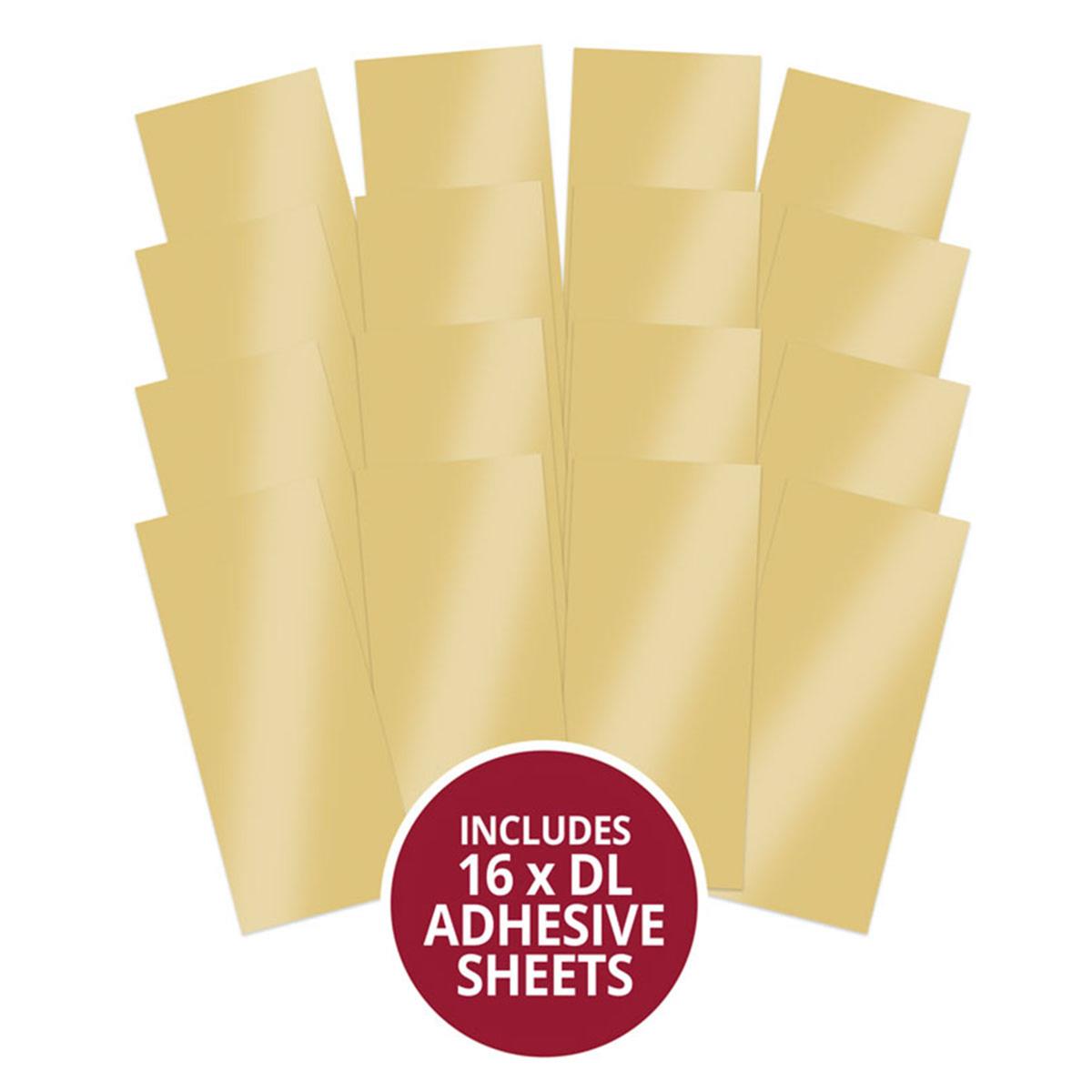 Stickables Self-Adhesive Mirri - DL Gold Contains 16 x Gold DL Self ...