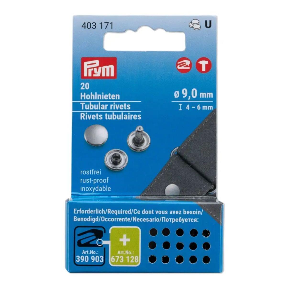Prym Tubular Rivets for Material Thickness 4 - 6mm | SewingStreet