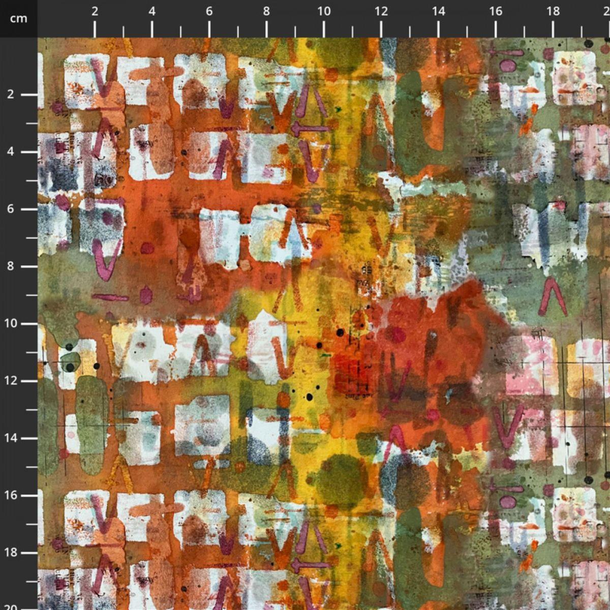 Seth Apter Live Out Loud Collection Summer Splash Kaleidoscope Fabric 0 ...