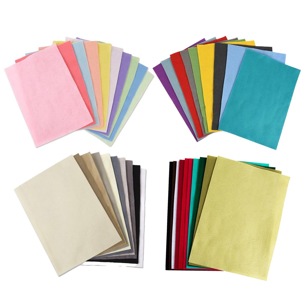 Sizzix Web Exclusive - Felt Saver Deal, 40x Felt Sheets | HobbyMaker