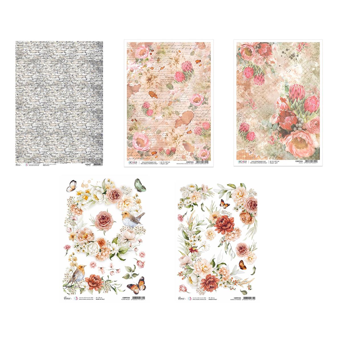 Ciao Bella Reign of Grace Rice Paper Set (1 of each design) | HobbyMaker