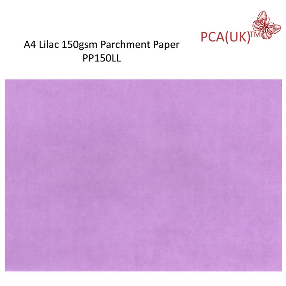 Parch Craft Australia (UK)- 10 Sheets of A4 Lilac Parchment Paper ...