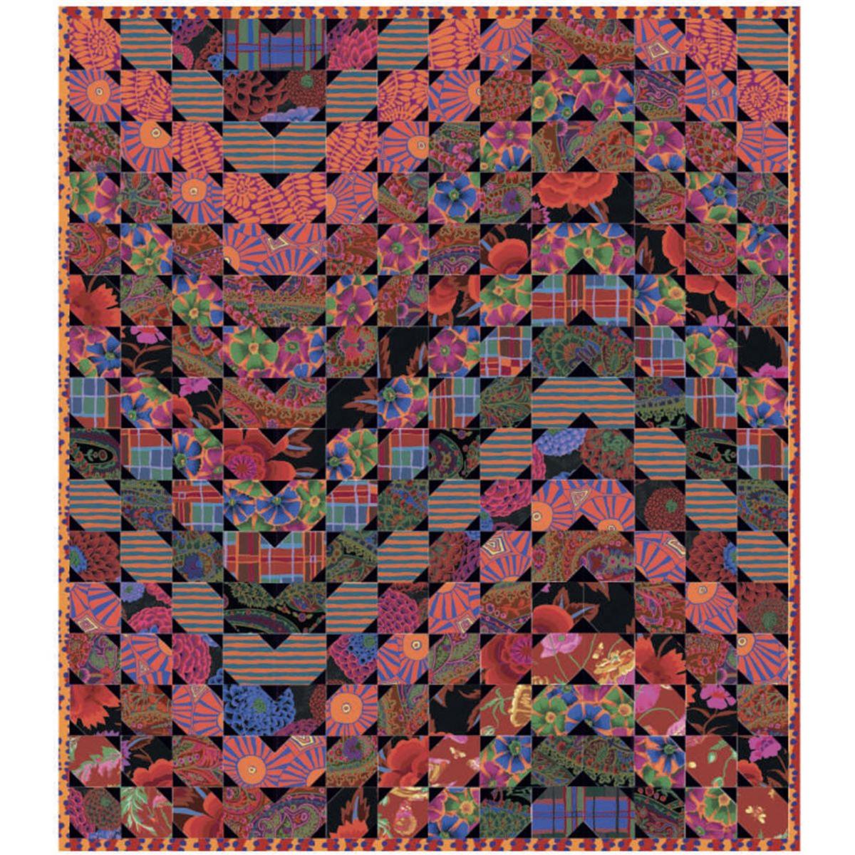 Kaffe Fassett Autumn Rush Quilt Kit 178 x 203cm | SewingStreet