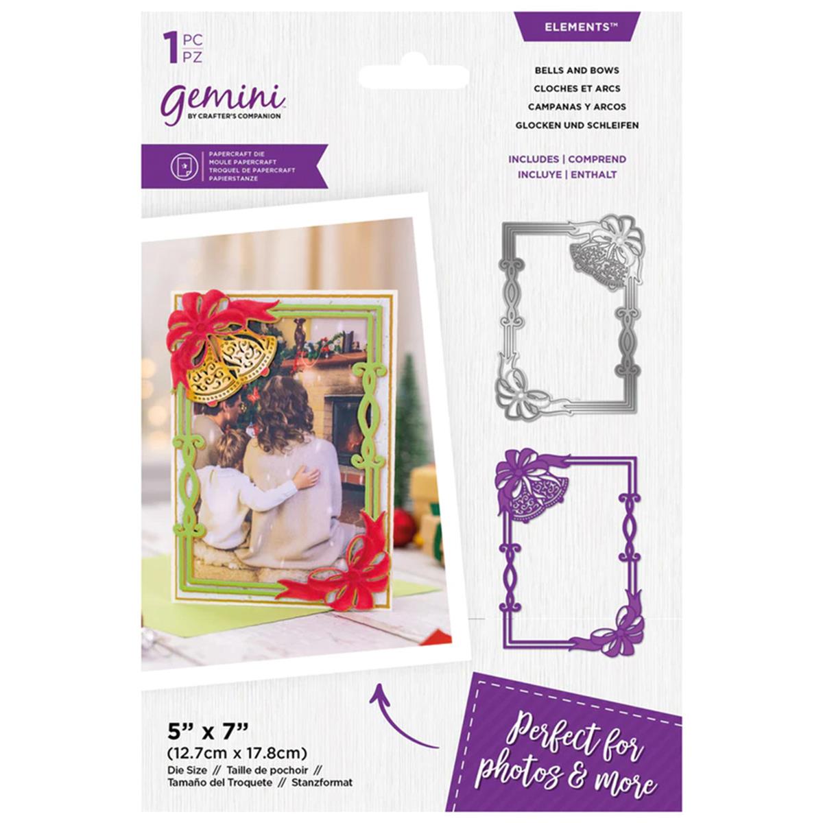 Gemini - Metal Die - Elements - Bells and Bows - 1PC | HobbyMaker