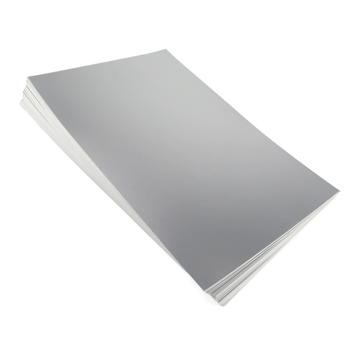 50 x A4 Silver Mirror Card. 270gsm. | HobbyMaker