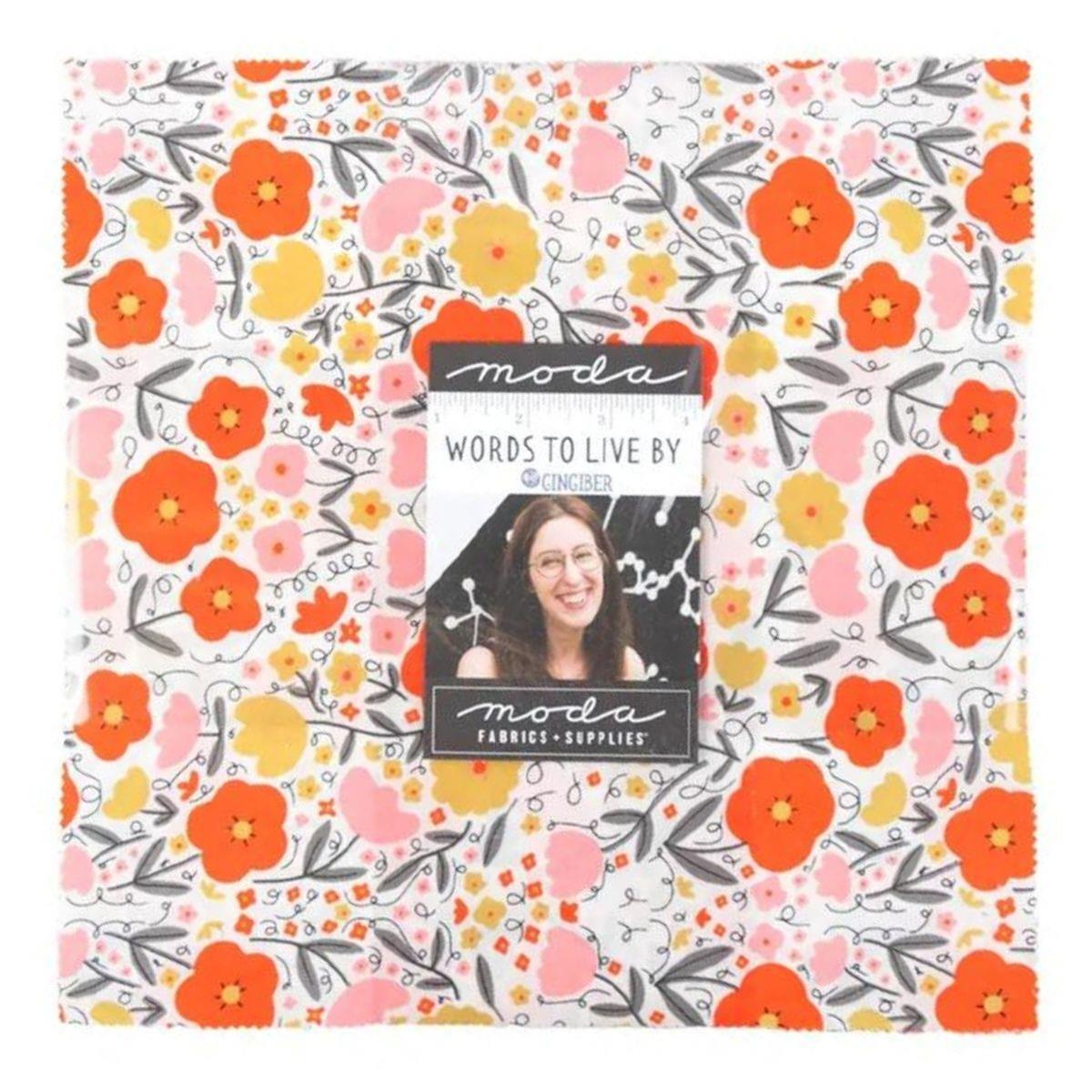 Moda Words To Live By 10 Charm Pack of 42 Pieces | SewingStreet