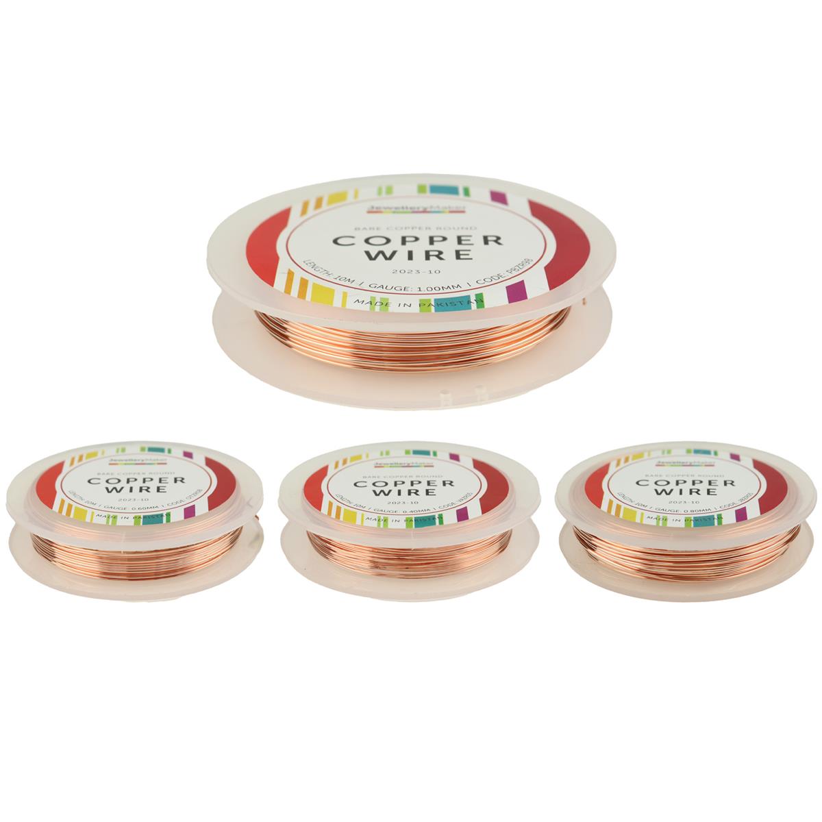 Bare Copper Wire Bundle Includes 0.4mm, 0.6mm, 0.8mm Bare Coper Wire ...