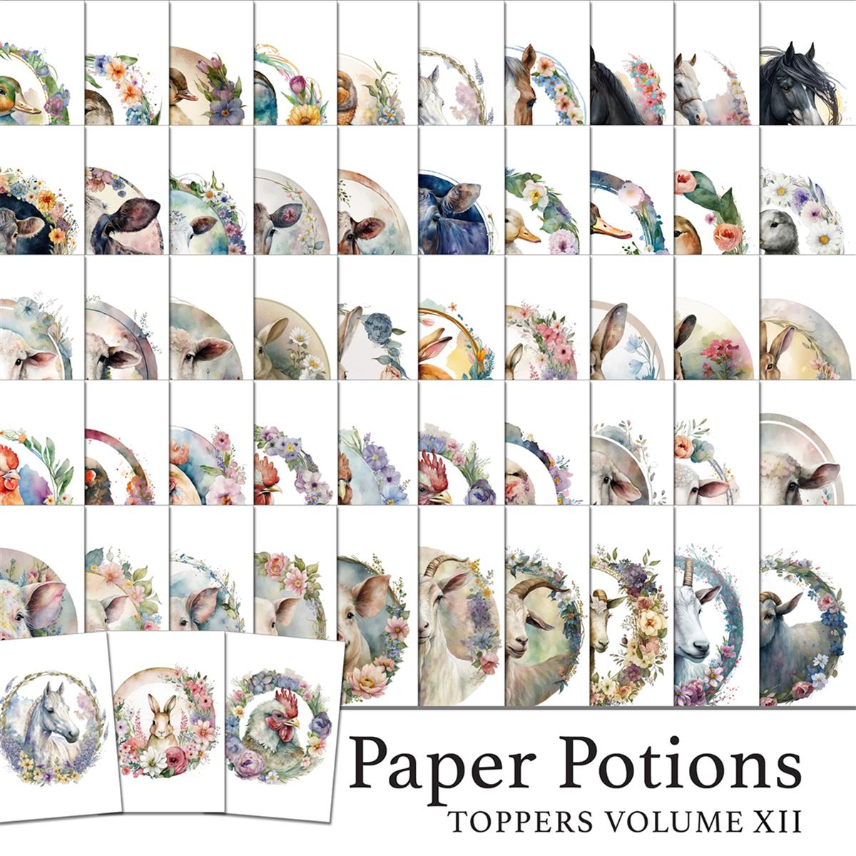 The Crafty Witches Paper Potions Vol XII Digital Download - Farmyard ...