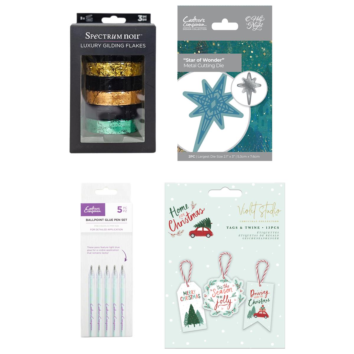 Spectrum Noir Luxury Gilding Flakes 3 Pack with FREE Birthday Treats ...