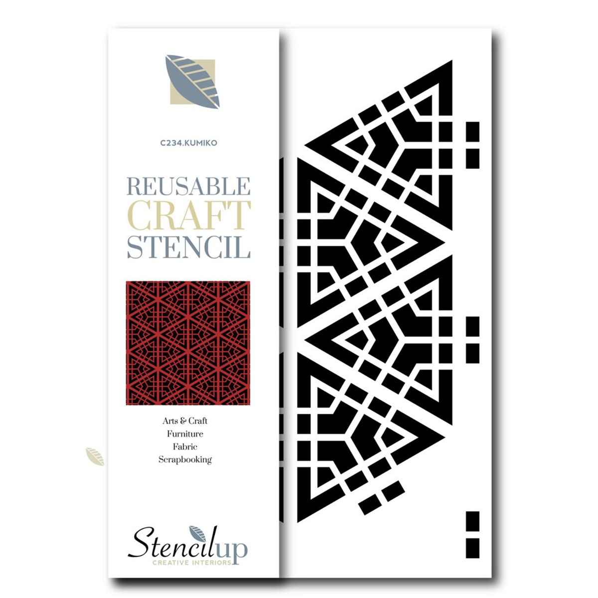 Stencil Up Kumiko A5 stencil | HobbyMaker