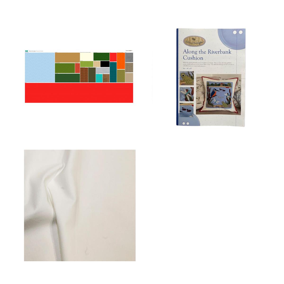 Victoria Carrington's Riverbank Applique Cushion Kit: Instructions ...