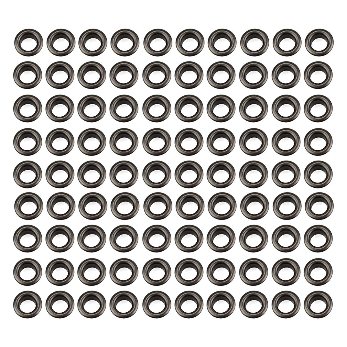 Green Machine 6mm Brass Eyelets with Gunmetal Finish (100 Sets ...