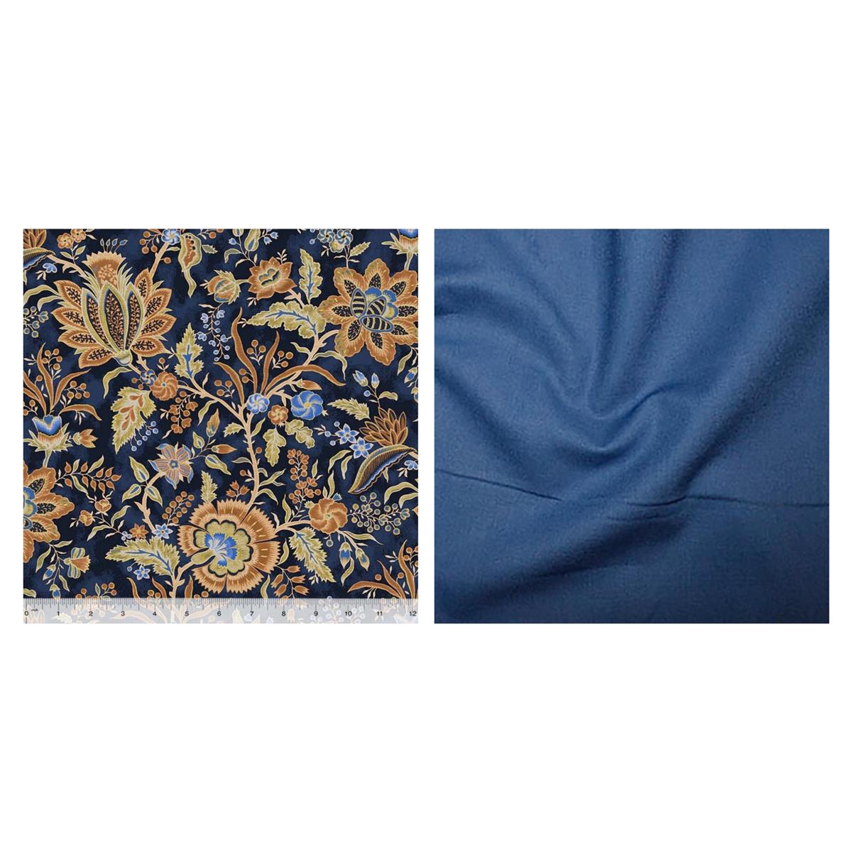 Alexandra Collection Night Garden Fabric Bundle Two (1m) | SewingStreet