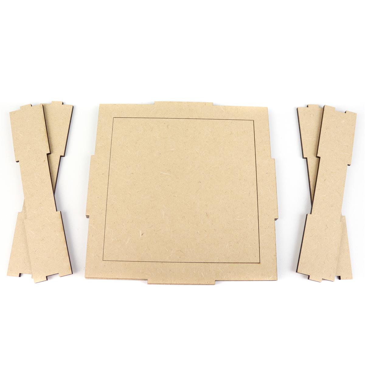 Bert & Gert's MDF Box Frame Kits - 6 x 6 inch | HobbyMaker
