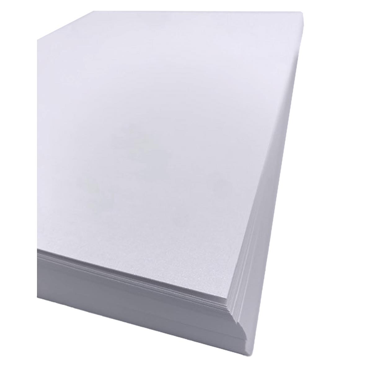 Smithy's A Fool Pearlescent Card Pack - 100 Sheets x A4 Ice White Card ...