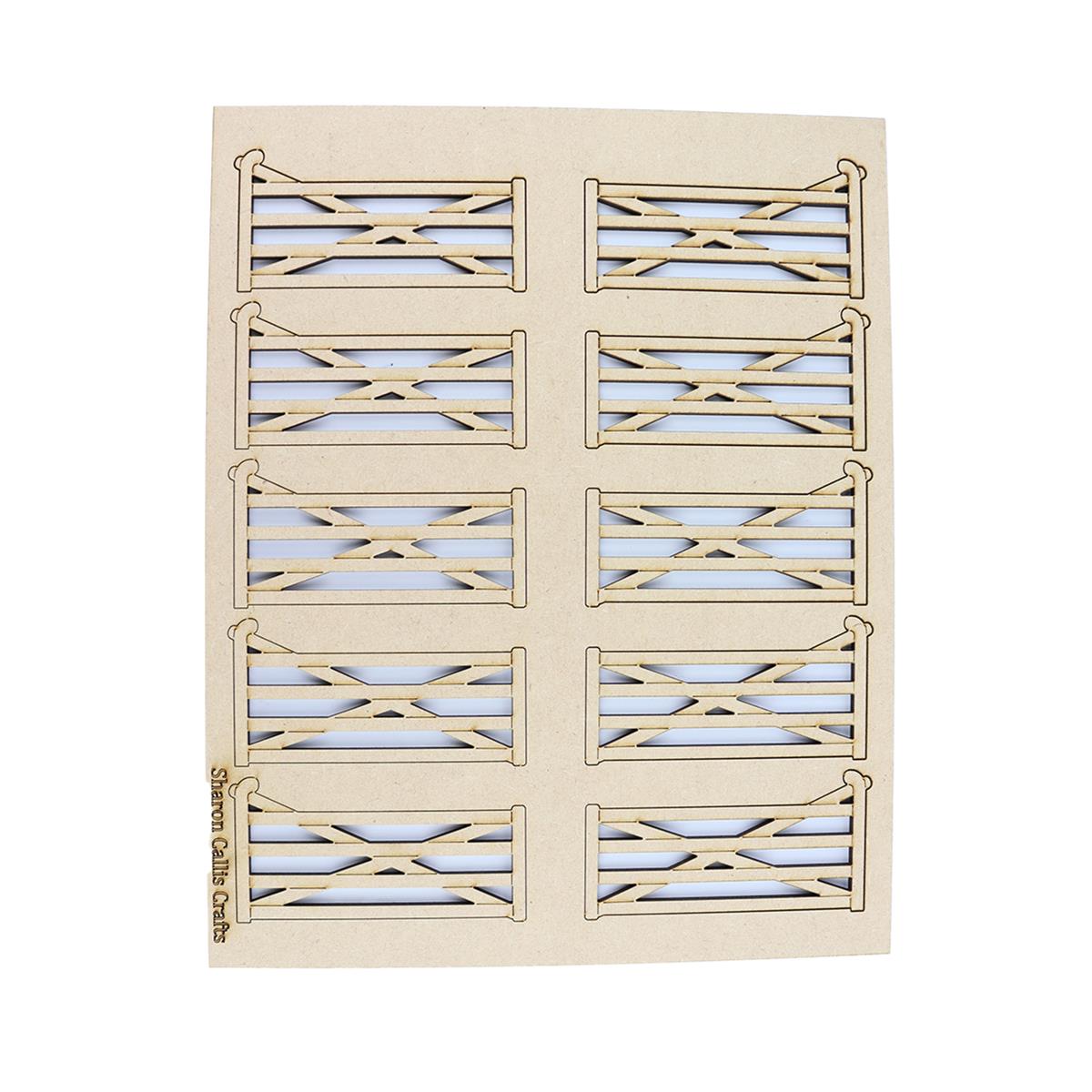 Sharon Callis Crafts A Country Walk Collection MDF - Gates | HobbyMaker