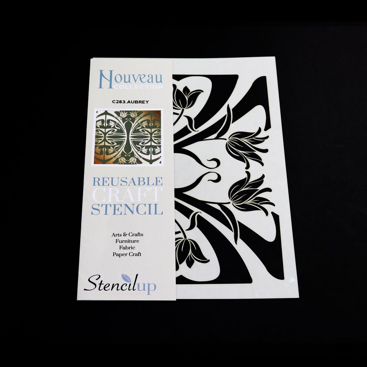 Aubrey A4 adhesive-backed stencil | HobbyMaker