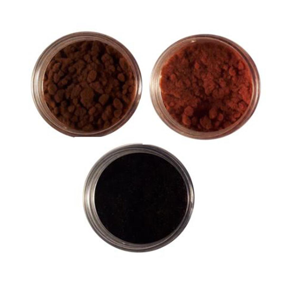 Flock Trio - Set 4 - Burnt Henna, Chocolate, Iridescent Black | HobbyMaker
