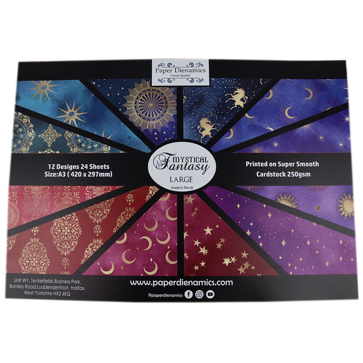 Paper Dienamics - Mystical Fantasy- Large A3 - 24 Sheets Total | HobbyMaker