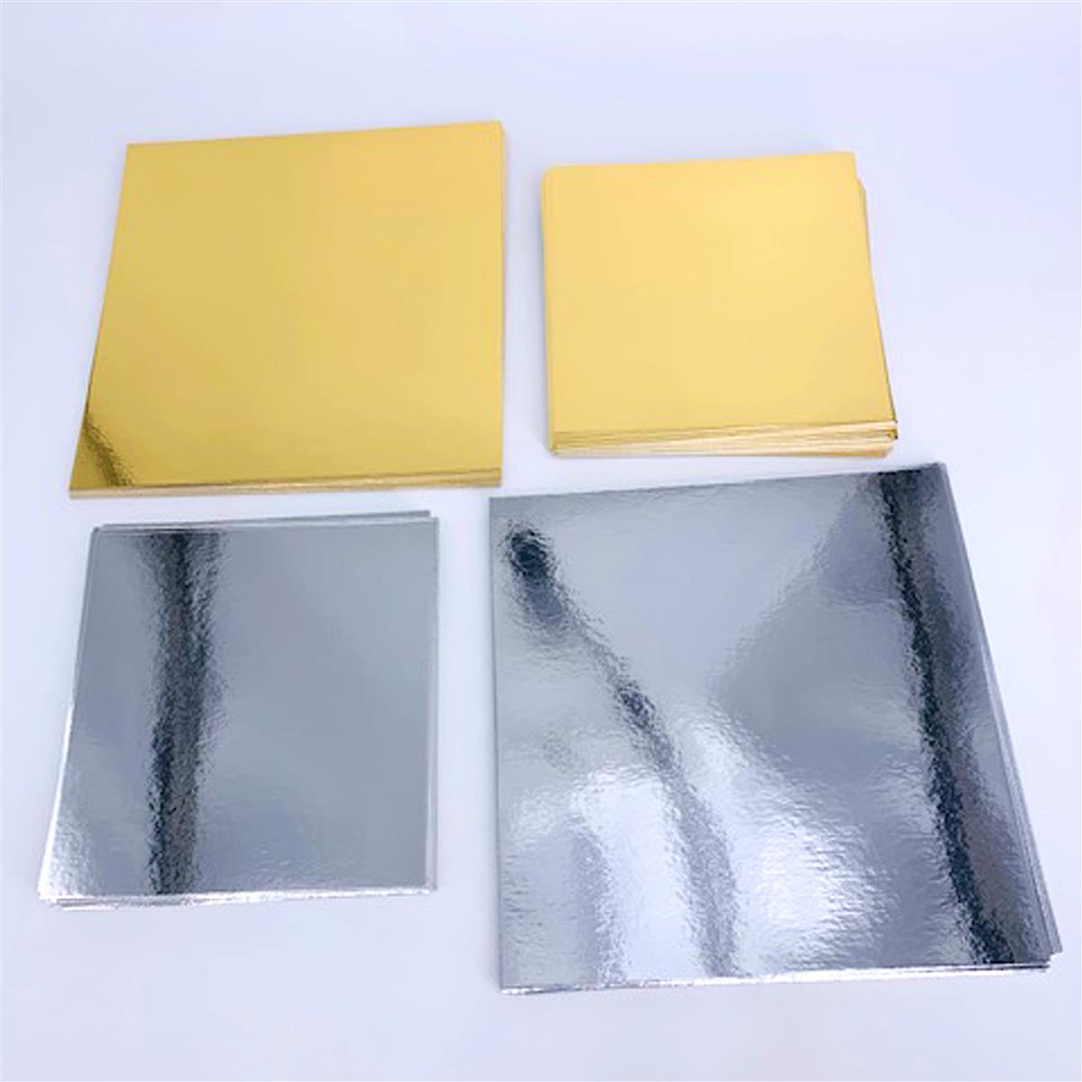 Paper Dienamics- Shabby and Chic Metallic 245gsm Gold and Silver Card ...