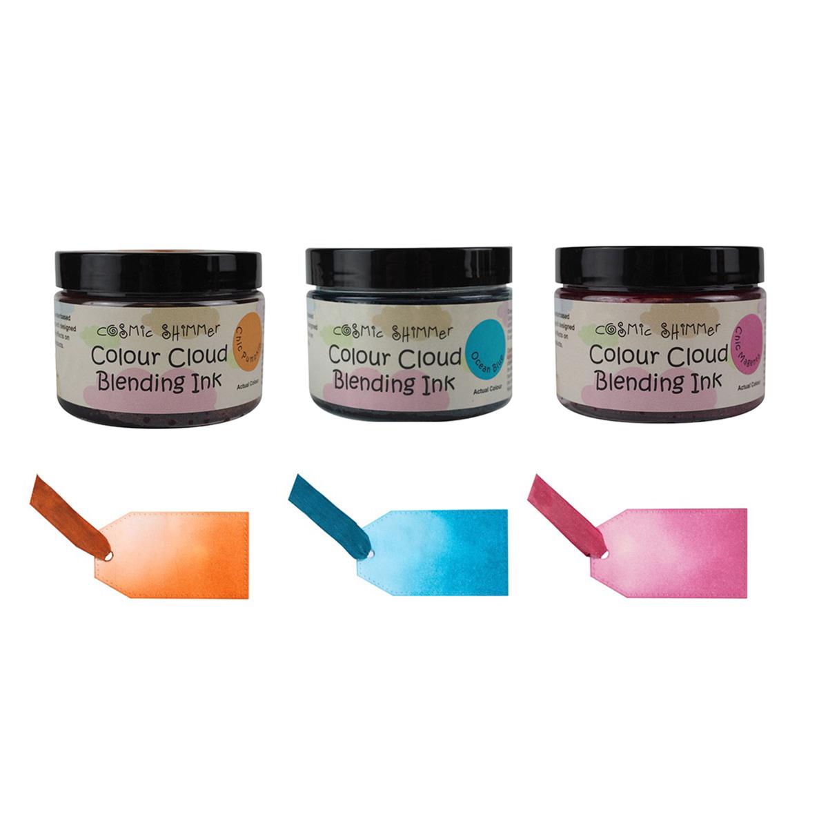 Cosmic Shimmer Colour Cloud Blending Inks- Set of 3 - Set B | HobbyMaker