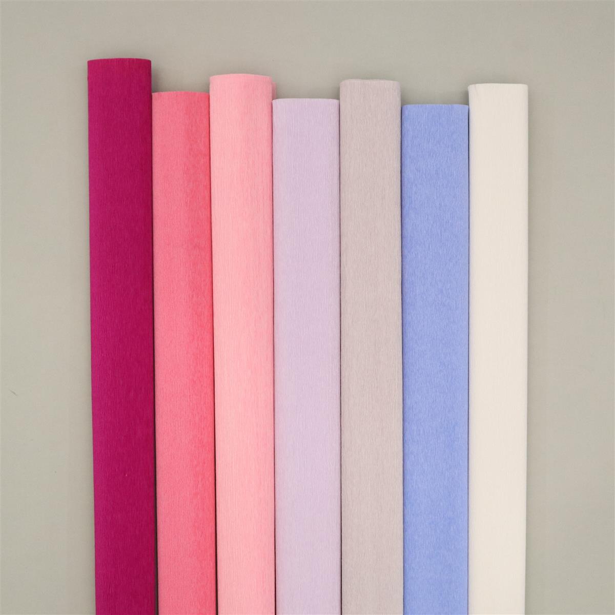 The Crafty Lass 90g Italian Crepe Paper Mix Summer Breeze - 7 Rolls ...