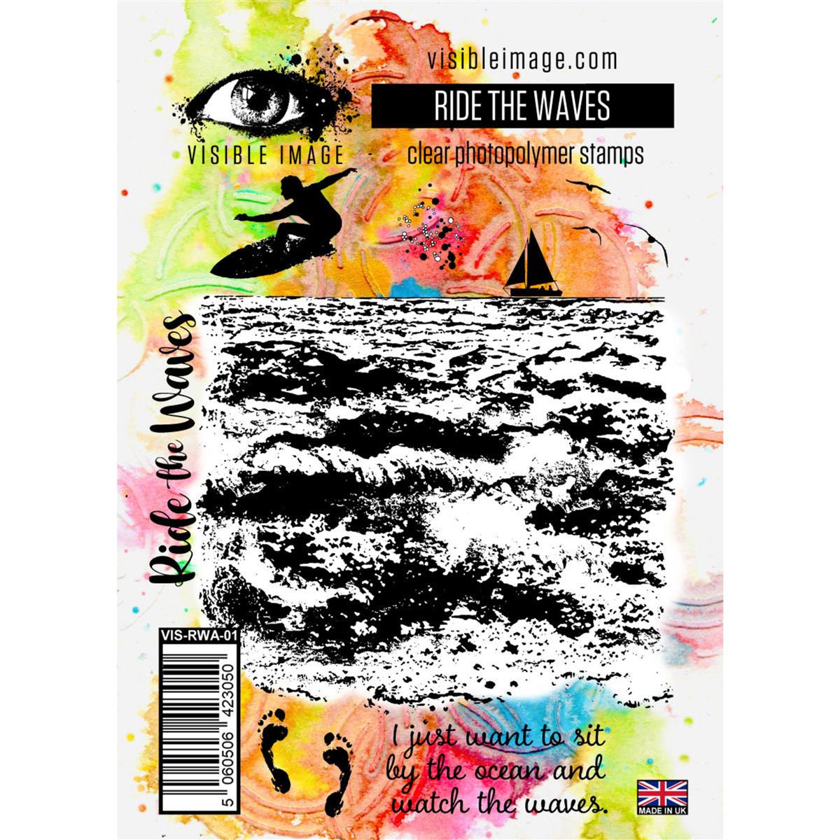 Visible Image Ride The Waves Stamp Set | HobbyMaker