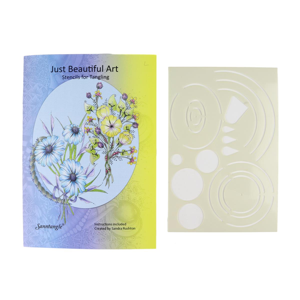 Sanntangle - Just beautiful images stencil | HobbyMaker