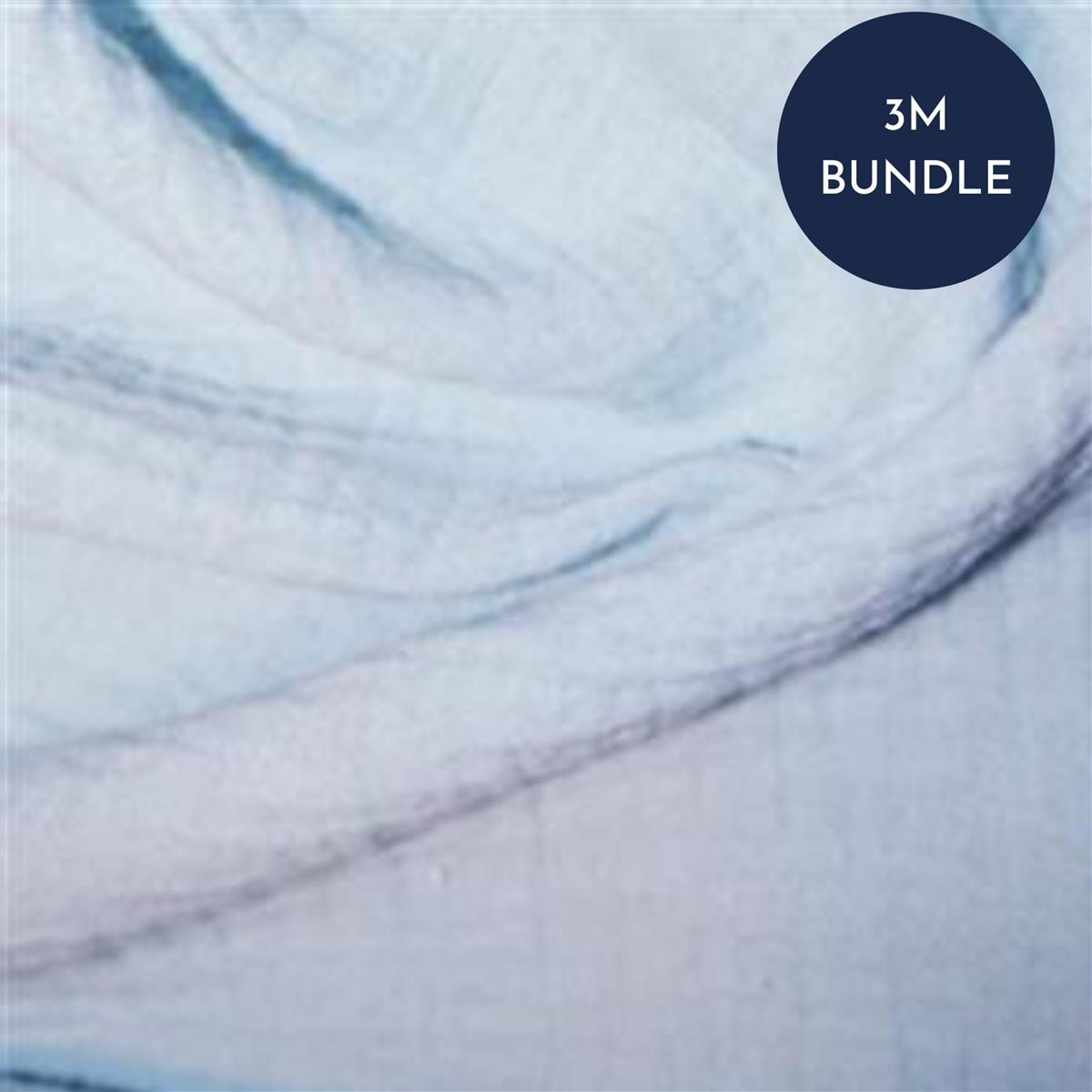Pale Blue Double Gauze Fabric Bundle (3m) | SewingStreet