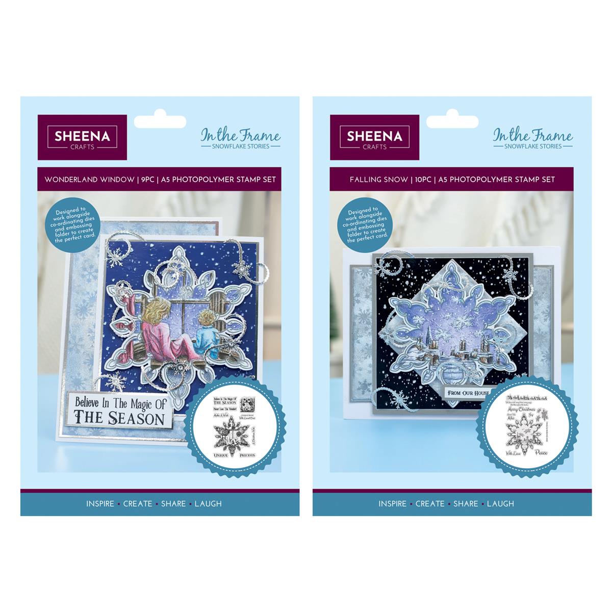 Sheena Douglass - In The Frame - Snowflake Stories Stamps: Wonderland ...