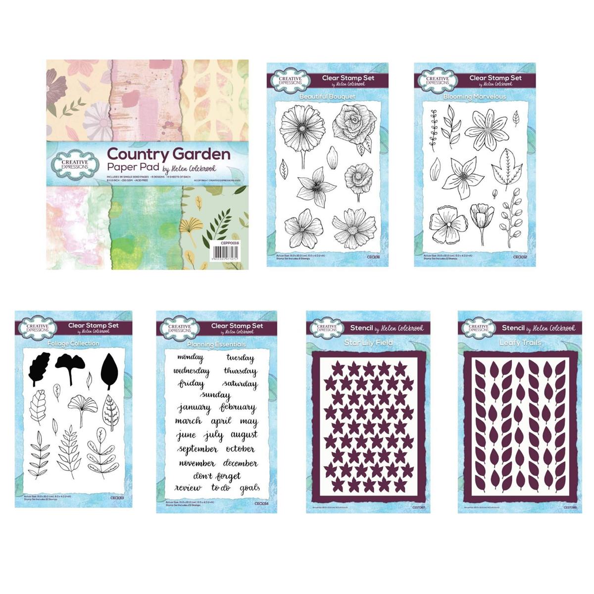 Creative Expressions - Helen Colebrook Country Garden Bundle | HobbyMaker