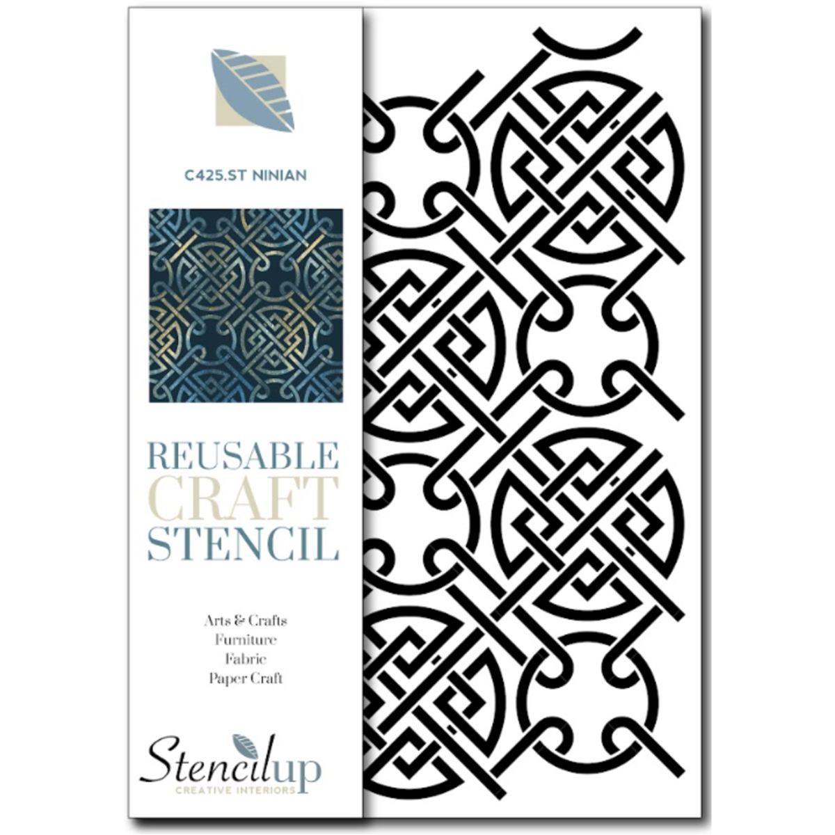 Stencil Up St Ninian A4 Adhesive-backed Stencil | SewingStreet