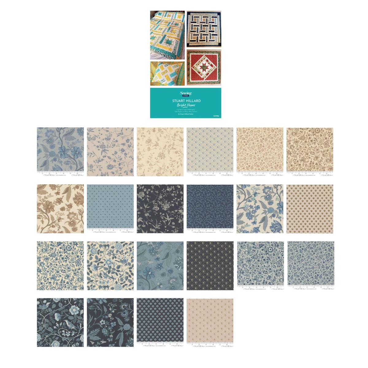 Moda French General Sacre Bleu Fabric Mega Bundle (11m) with Free ...