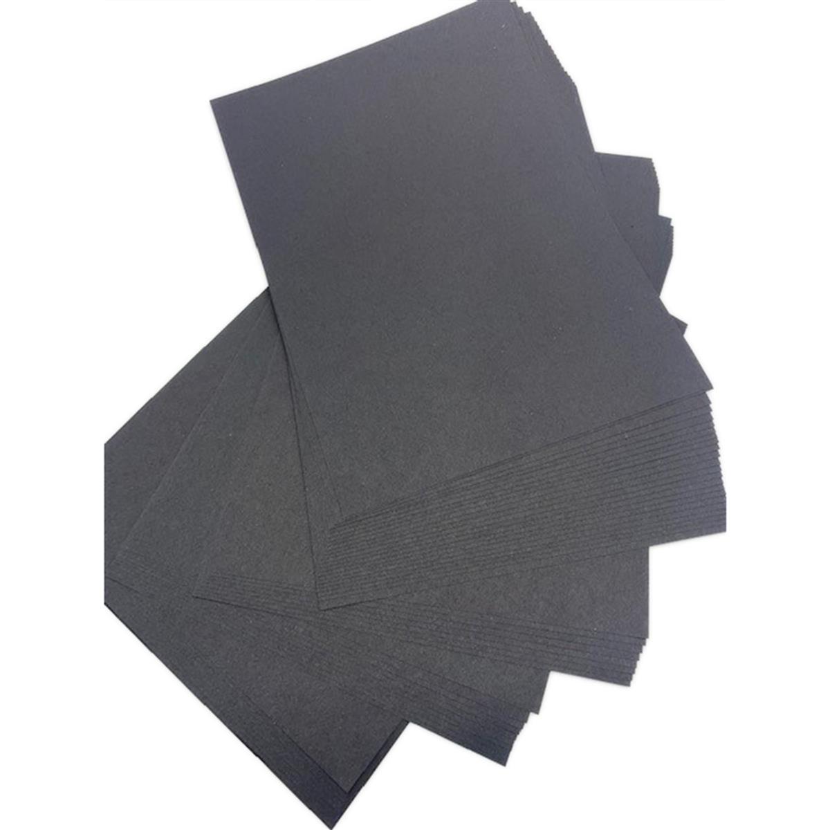 A3 Solid Core Black Paper Pack 100gsm 50 sheets | HobbyMaker