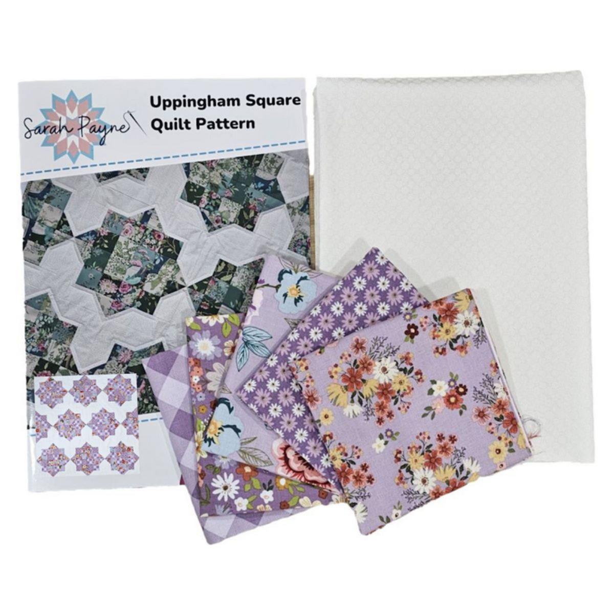 Sarah Payne Studios Uppingham Square Quilt Kit and Pattern Booklet ...