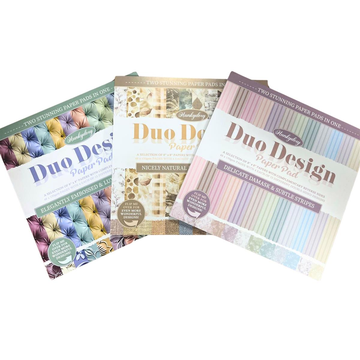 Hunkydory - Duo Design Paper Pads - Multibuy 19 | HobbyMaker