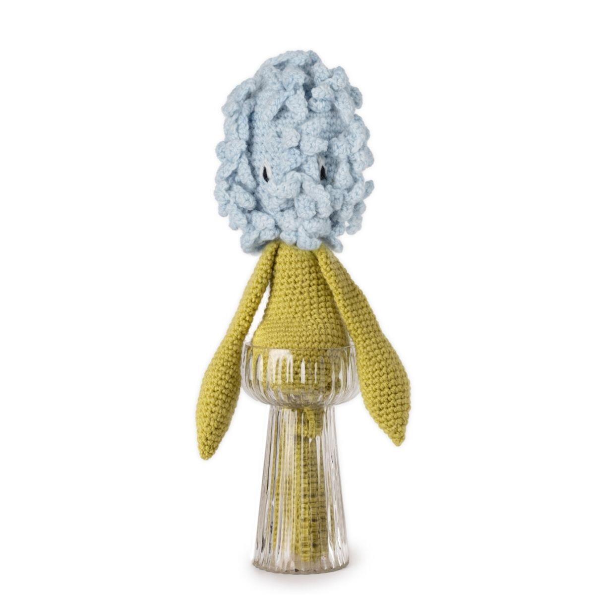 TOFT Hyacinth Flower Bouquet with Glass Vase | SewingStreet