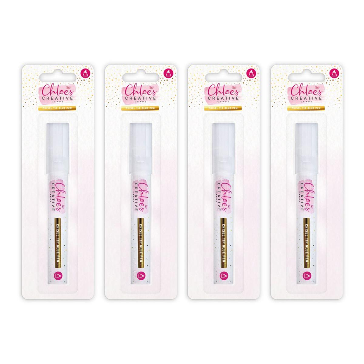 Chloes Creative Cards Multibuy Chisel Tip Glue Pen x 4 | HobbyMaker