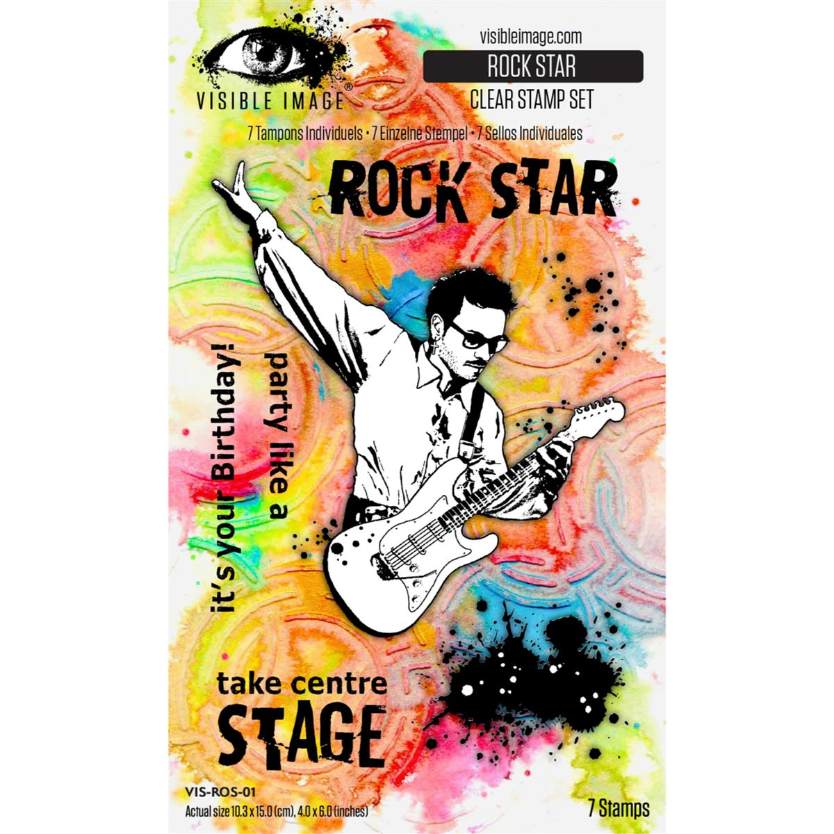 Visible Image Rock Star 4x6 Stamp Set | HobbyMaker