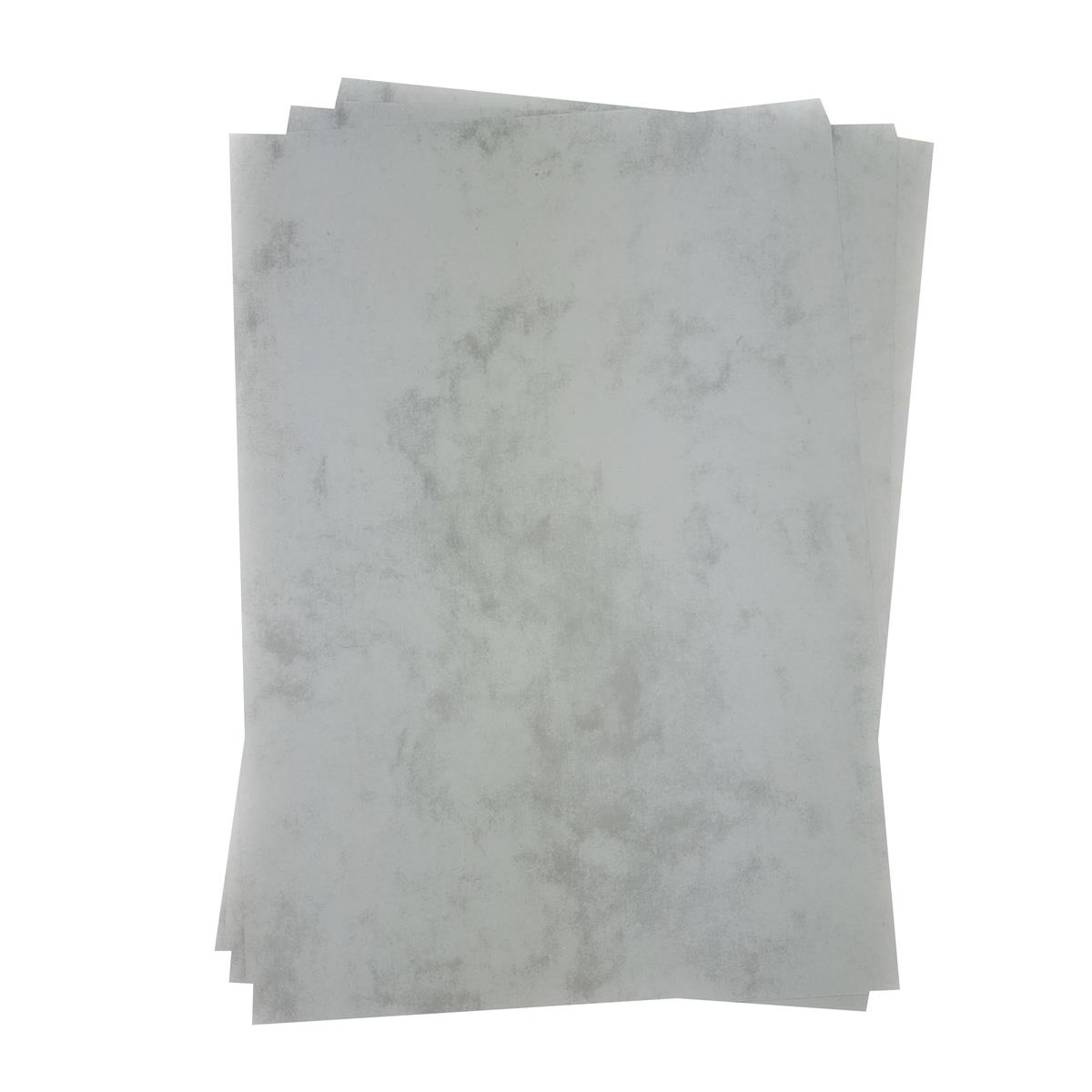 Marbelized Grey double sided A4 card pack - 215gsm - 25 Sheets | HobbyMaker