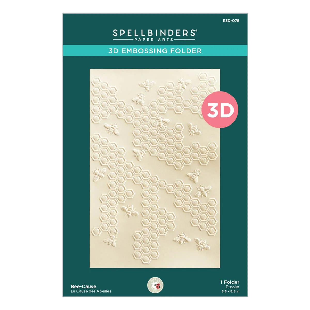 Spellbinders - Bee-Cause 3D Embossing Folder from the Through the Arbor ...