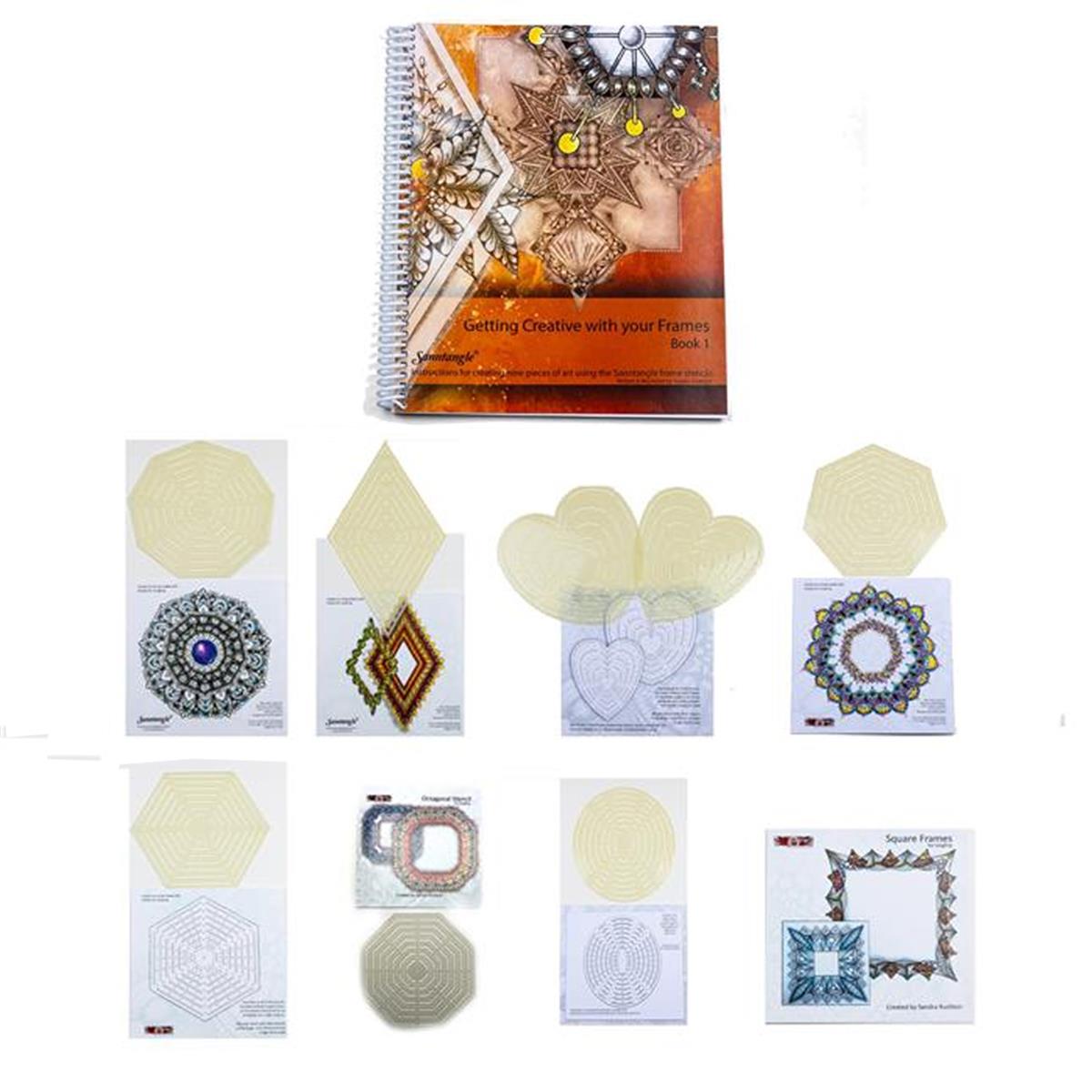 Getting Creative With Your Frames Book 1 With All the Stencils | HobbyMaker
