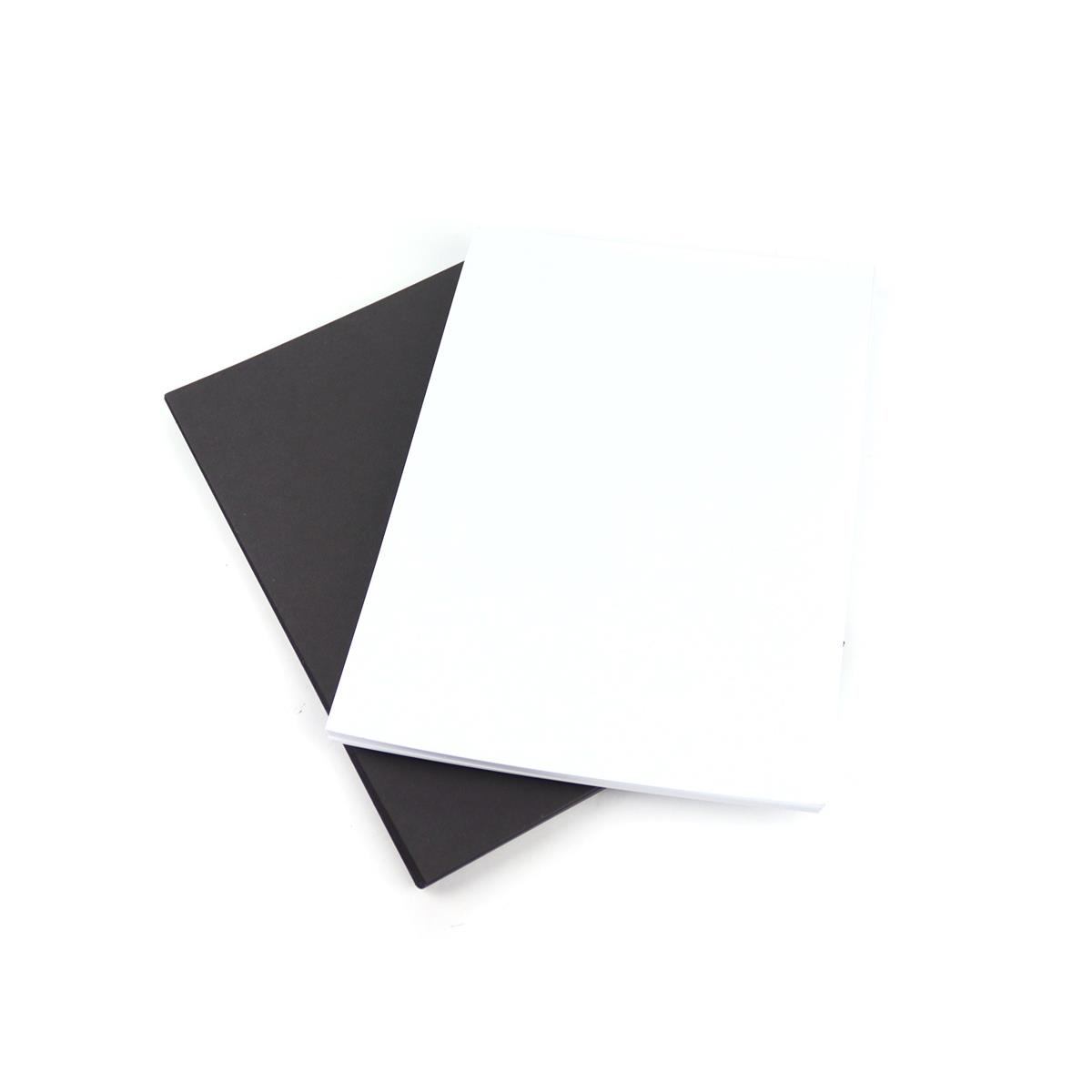 Crafter's Companion Matt Black Card & White Multi-Purpose Card - 100 ...
